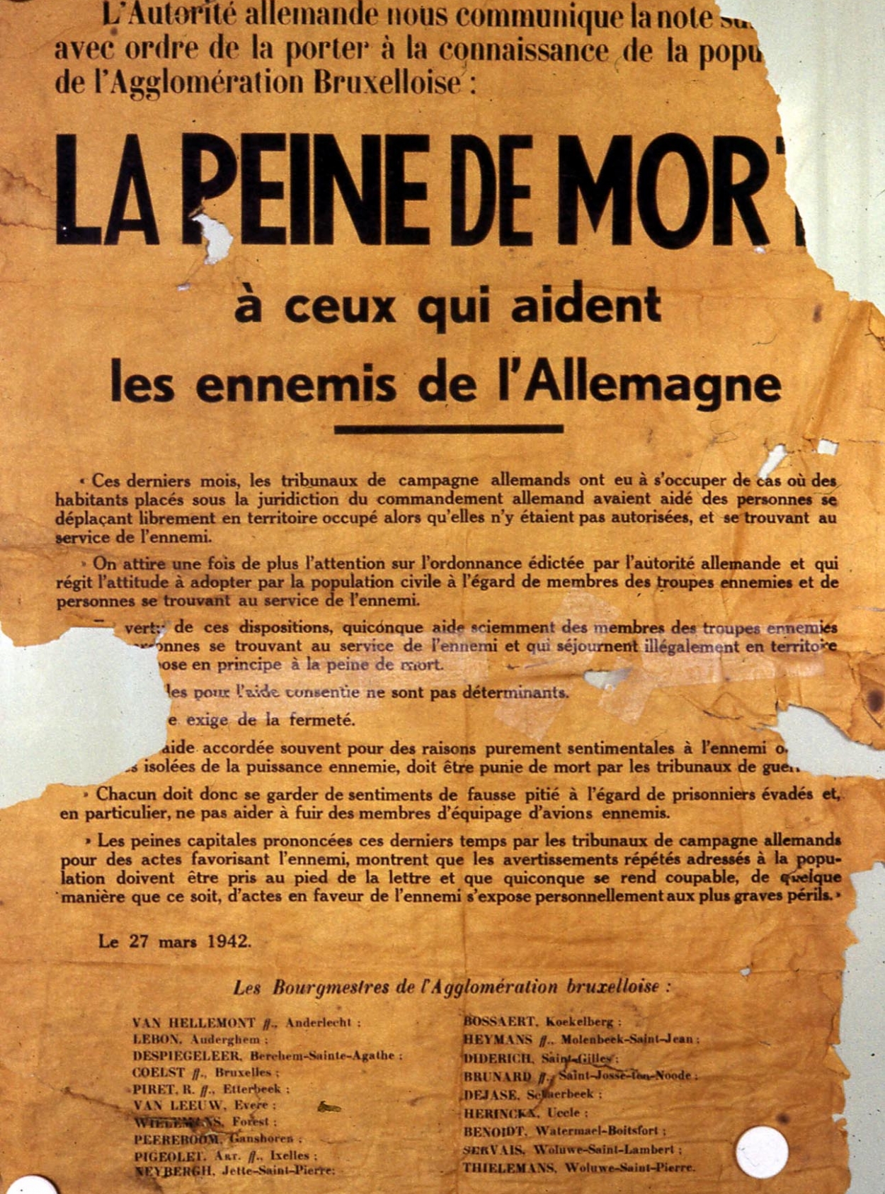 Belgian Resistance - Fabrice Maerten, Belgian State Archives - afheritage